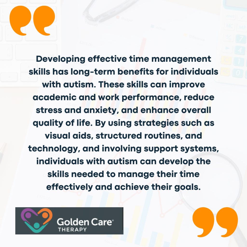 Autism Time Management Skills - Golden Care Therapy