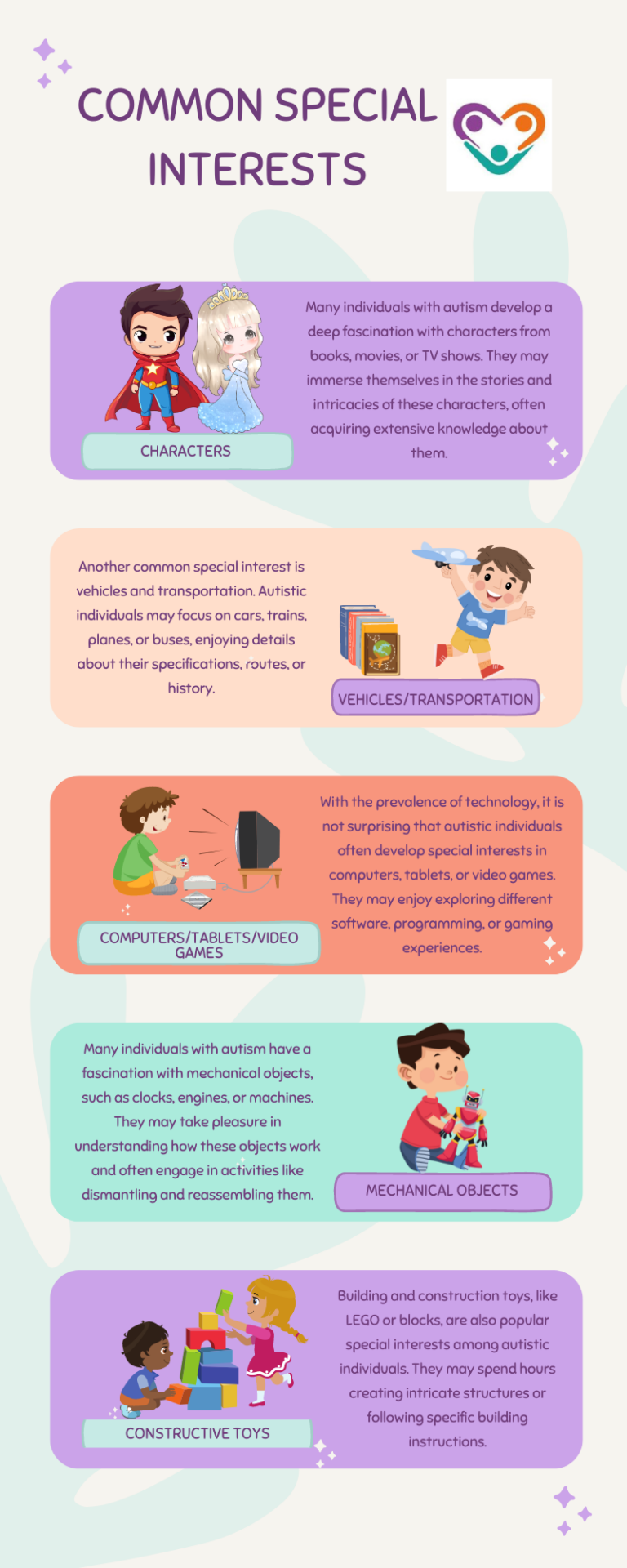 Knowing About Autism Special Interests - Golden Care Therapy