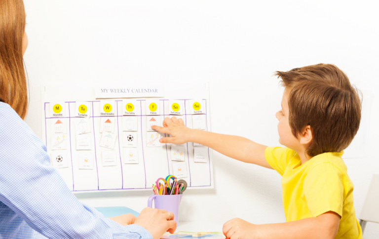 Visual Schedule for ASD: Simplifying Daily Tasks - Golden Care Therapy