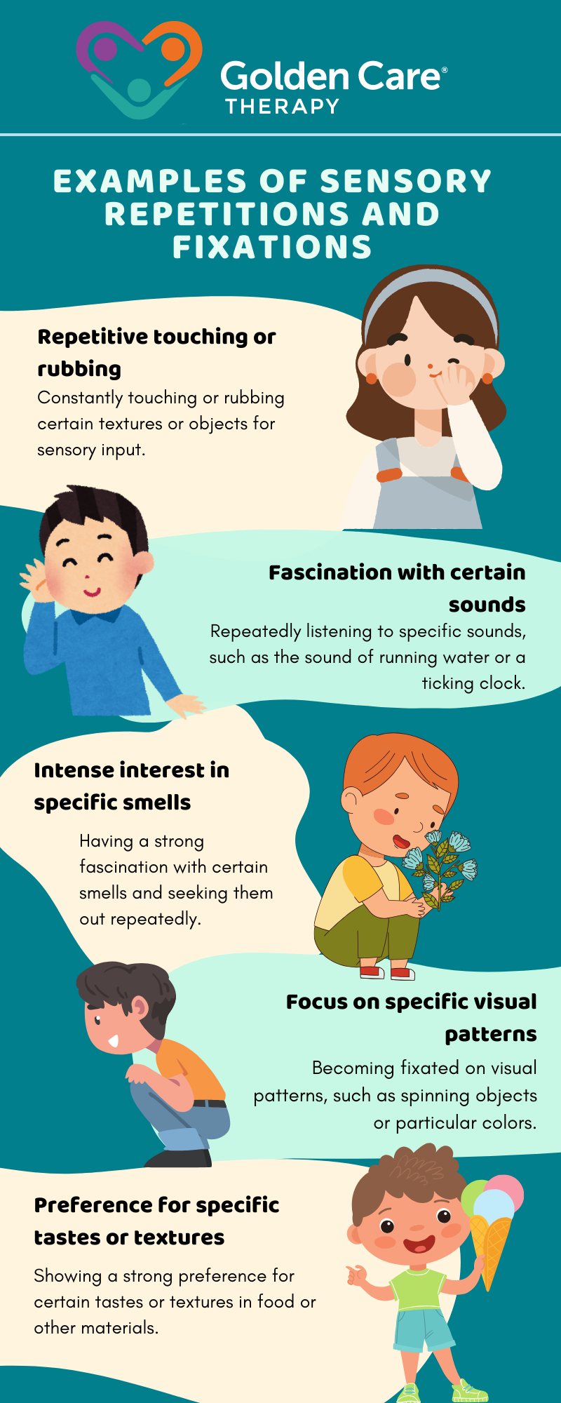 Examples of Repetitive Behaviors in Autism - Golden Care Therapy